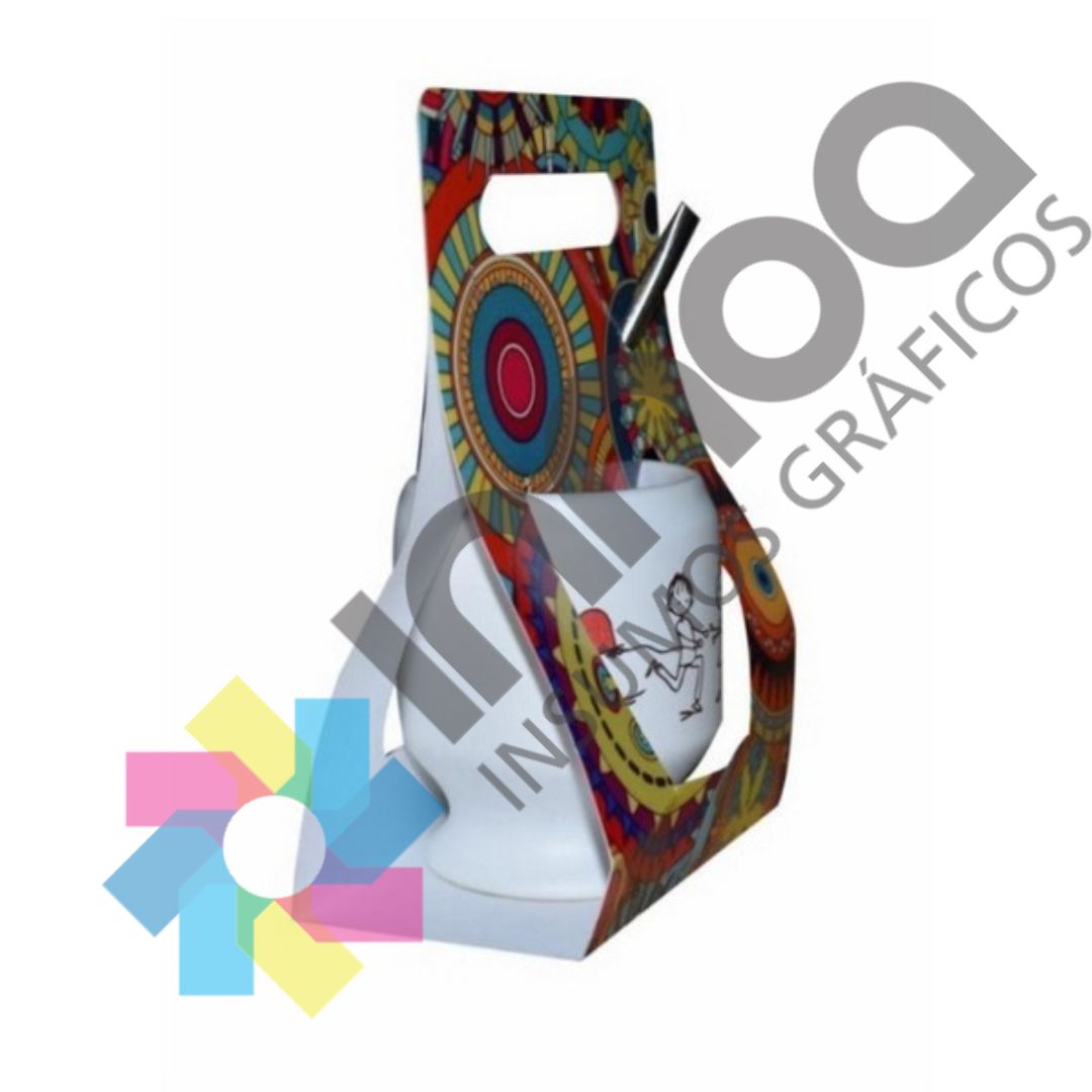 CAJA PARA MATE DE CARTON X 15U | INNOA