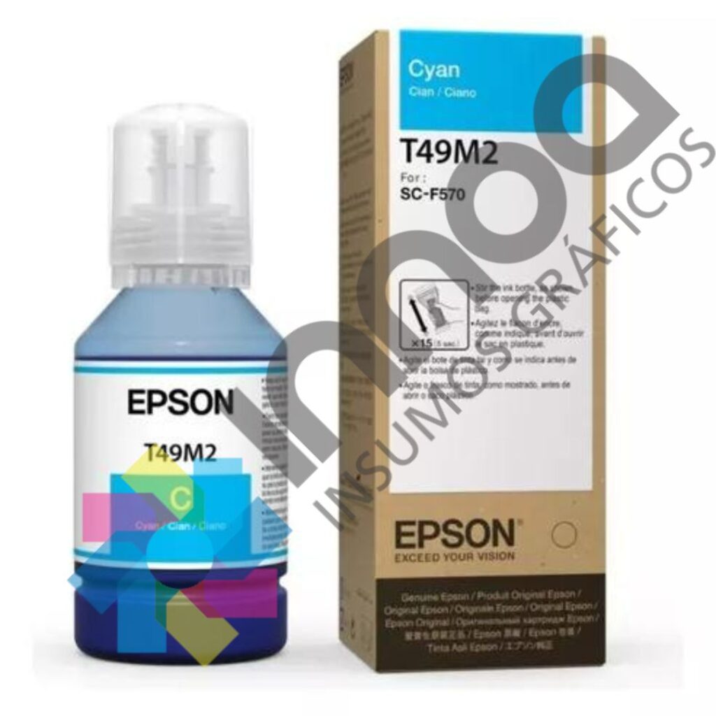 TINTA EPSON F570 - F170 SUBL 140 ML CYAN | INNOA