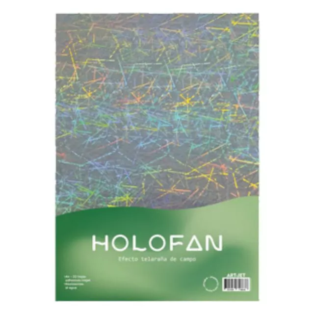 HOLOFAN A4 ARTJET RESMA 20 HOJAS AUTOADHESIVO INK JET EFECTO TELARANA ...