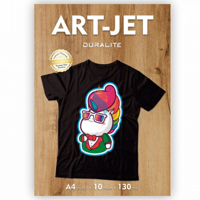 TRANSFER ROPA OSCURA A4 X10 HOJAS 130 MICRONES DURALITE ART-JET | INNOA