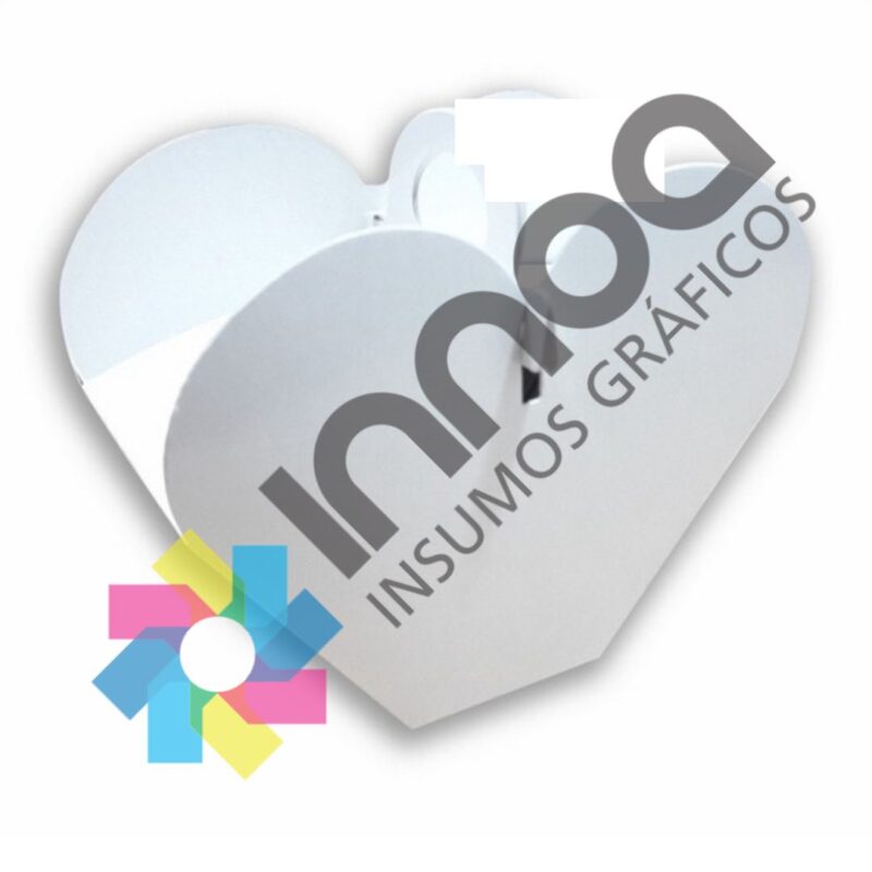 CAJA DE REGALOS CORAZON X15 UNIDADES CARTON SUBLIMABLE | INNOA
