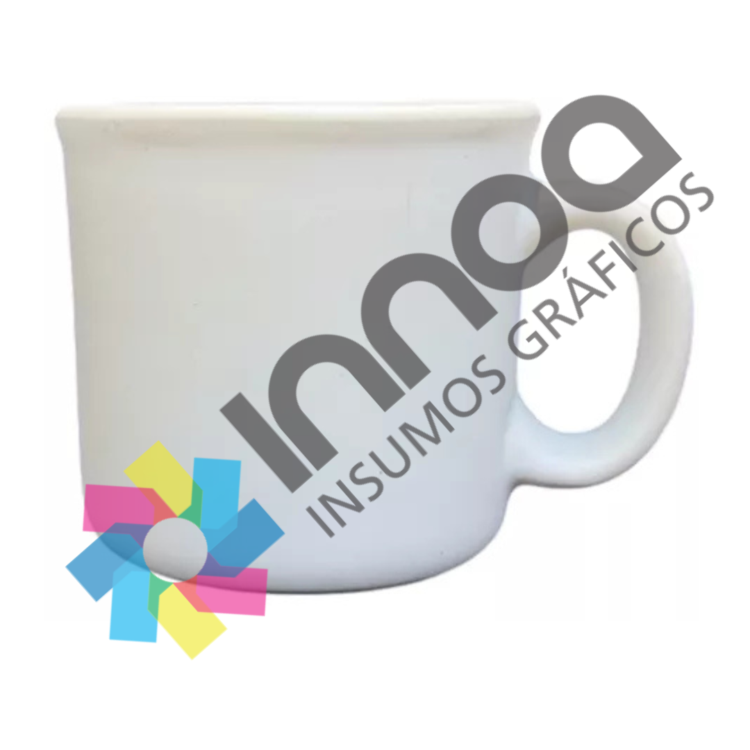 TAZA CERAMICA MATE TIPO JARRO SUBLIMABLE 9 X 9 CM | INNOA