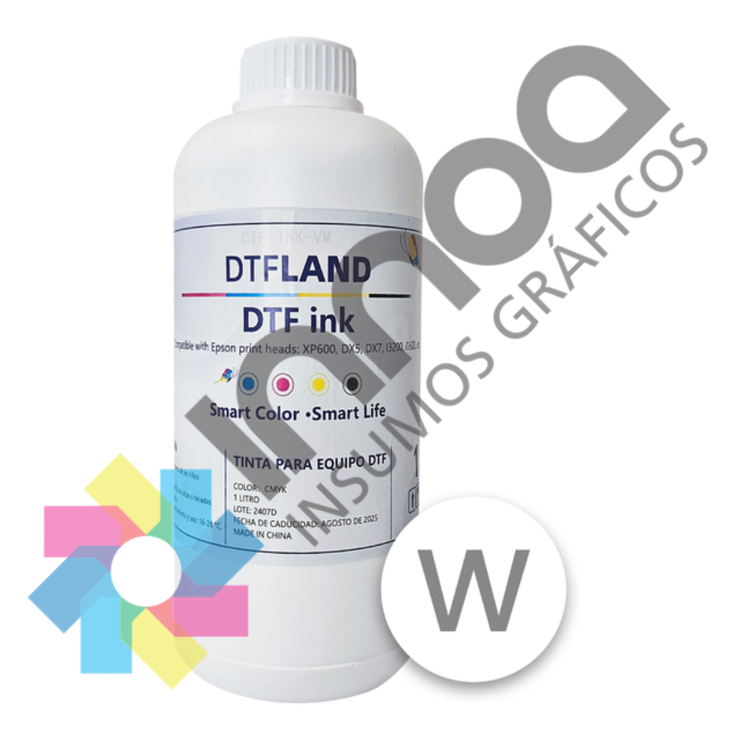 TINTA DTF TEXTIL FREELAND POR LITRO BLANCO | INNOA