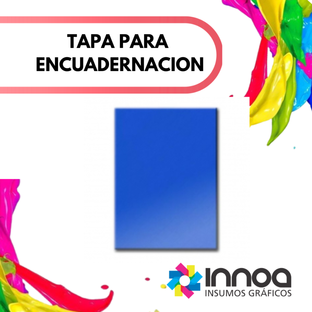 TAPA AZUL OFICIO ENCUADERNACION X25 HOJAS | INNOA